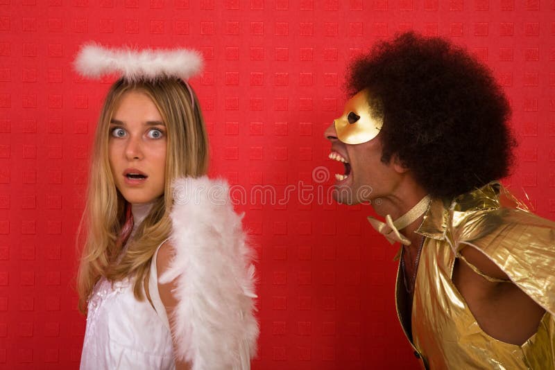 Engel of duivel stock foto. Image of kwaad, uitersten - 22904470