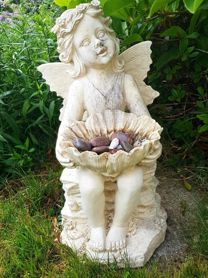 Engel Garden decoration stock photo. Image of decoration - 128442416