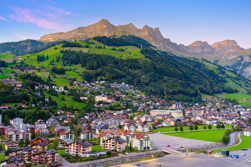 Engelberg, Switzerland in the Swiss Alps Stock Photo - Image of alps ...