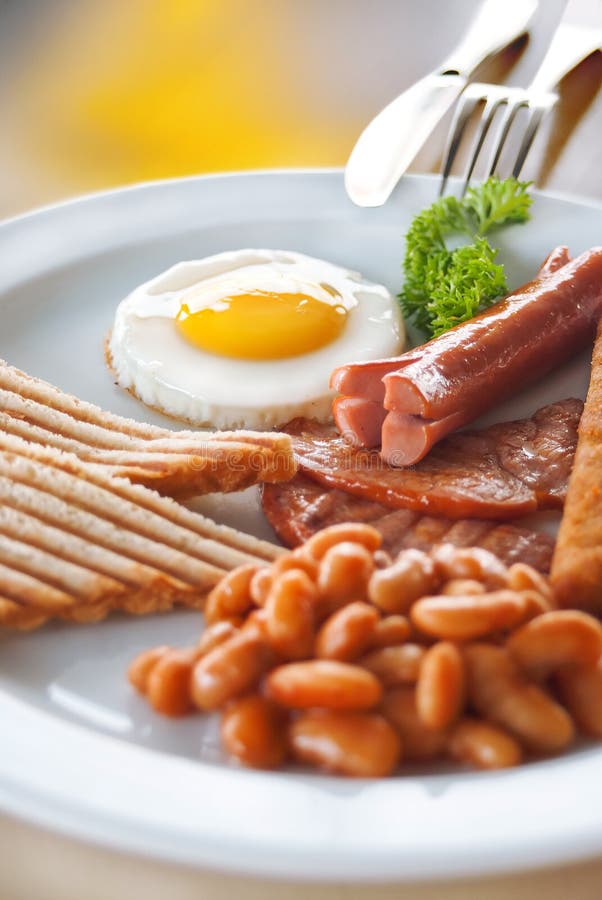 Traditioneel Engels Ontbijt Stock Foto - Image of gearomatiseerd ...