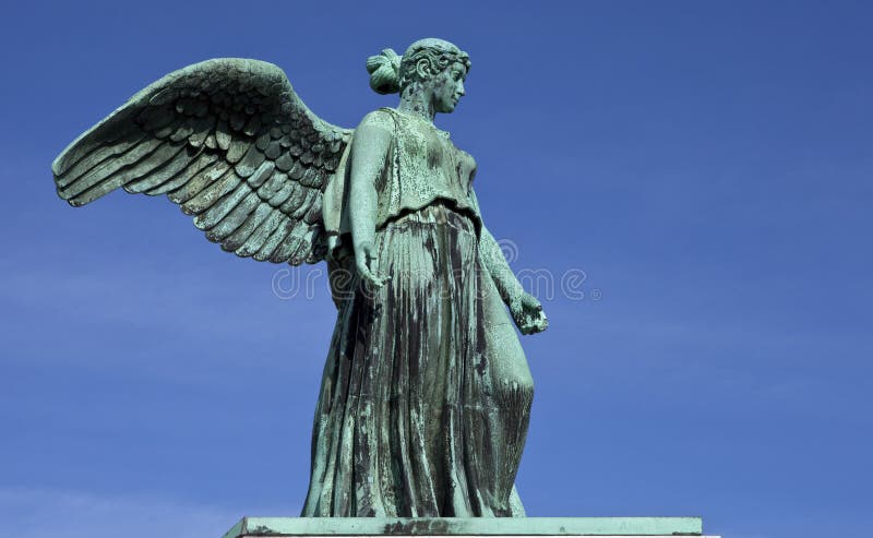 Engels-Statue Auf Dem Seedenkmal Des Weltkrieg-1 Stockbild - Bild von ...
