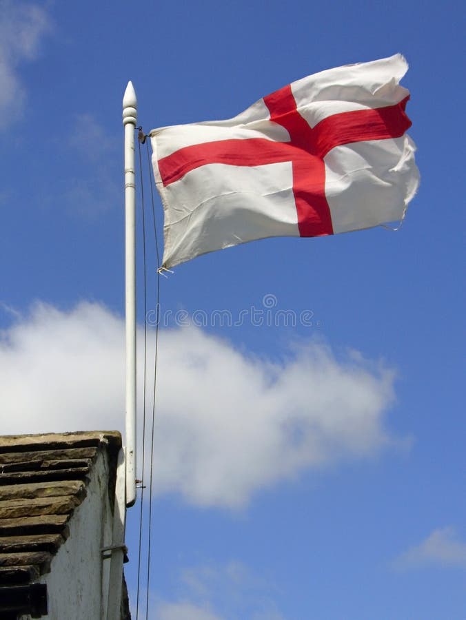 Engelse Vlag stock afbeelding. Image of engeland, rood - 504135