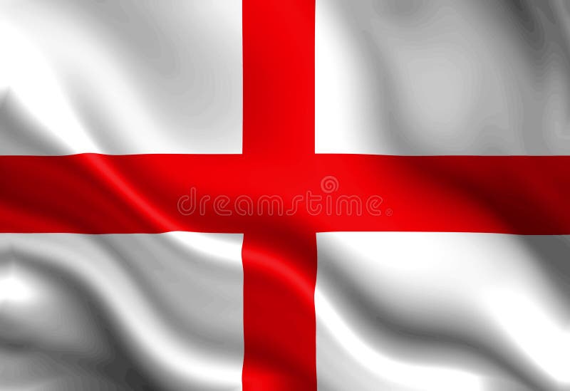 Engels Vlagpictogram Met Pijl Vector Illustratie - Illustration of ...