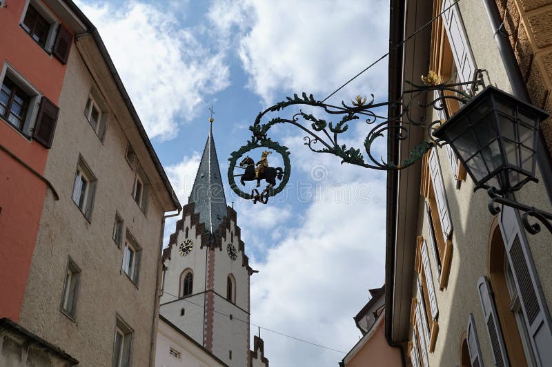 Engen old town in Germany stock image. Image of hegau - 96007769
