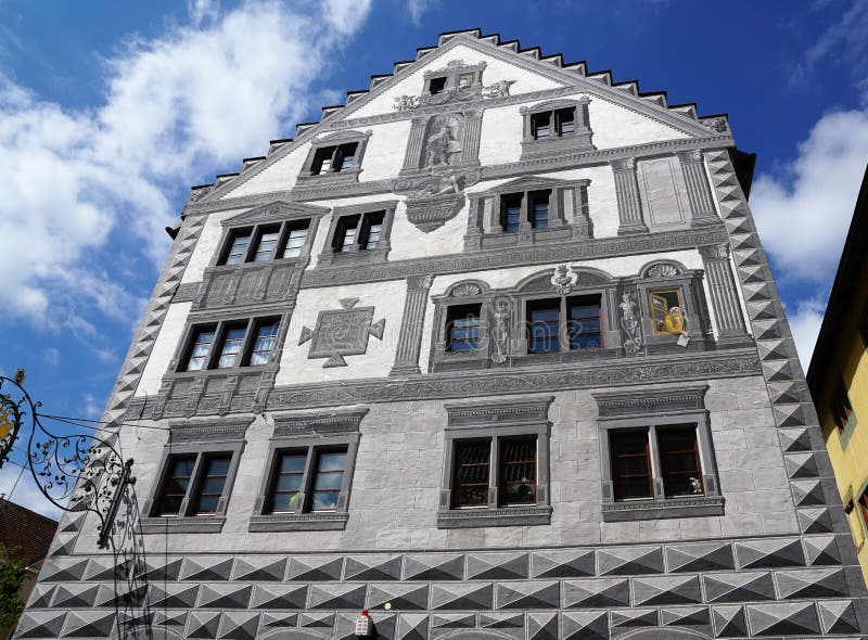 Engen old town in Germany stock image. Image of hegau - 96007769