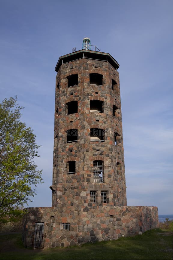 Enger Tower stock photo. Image of duluth, minnesota, rock - 25603026