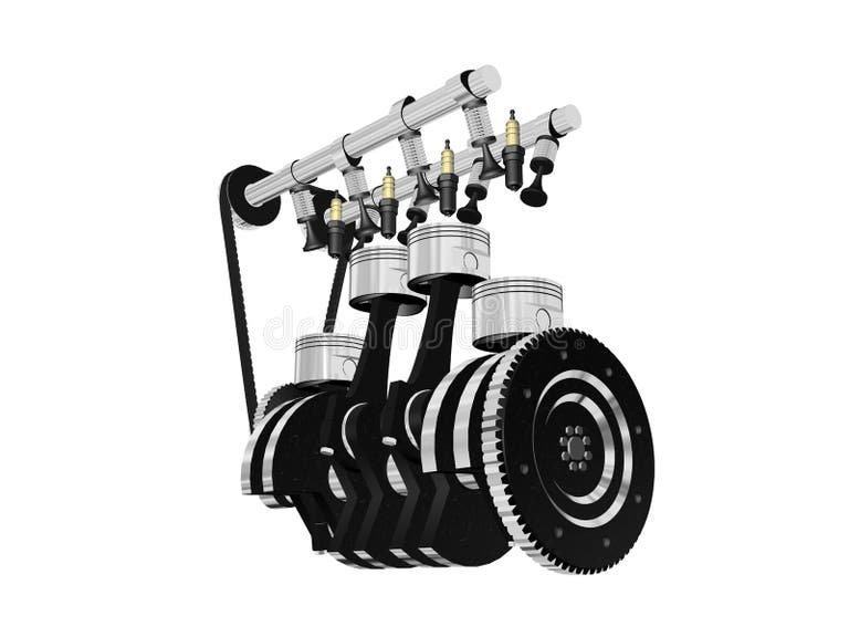 Isolated Internal Combustion Engine Stock Illustrations – 1,378 ...