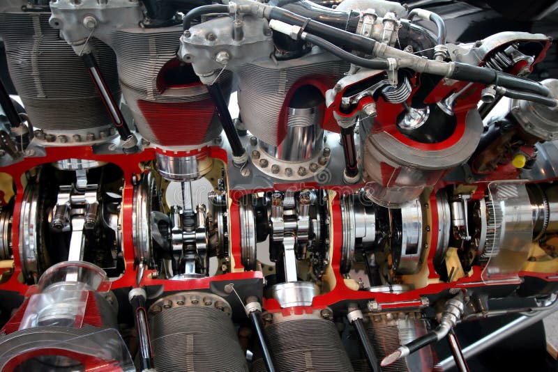 Red Car Engine stock image. Image of fuel, gears, mechanical - 20540661