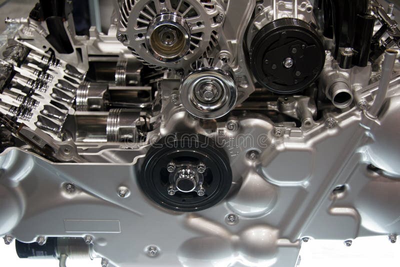 Engine cut away stock photo. Image of spring, education - 4233154