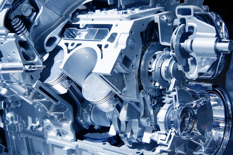 Car engine stock image. Image of auto, automotive, cylinder - 5283083