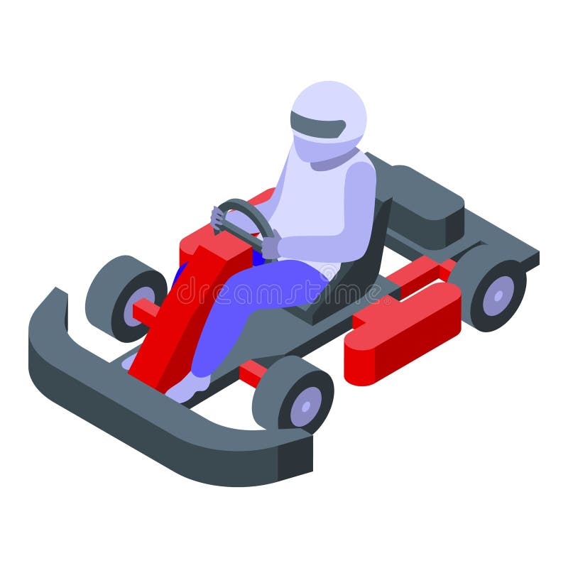 Engine Active Lap Icon Isometric Vector. Sport Cart Go Stock ...