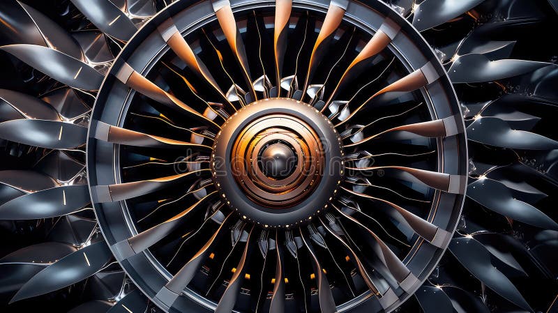 Engine Aerospace Technology Stock Illustration - Illustration of ...