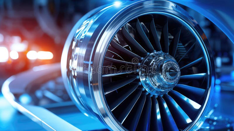 Engine airline technology stock illustration. Illustration of ...