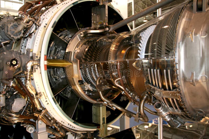 The engine of airplane stock image. Image of horsepower - 3221839