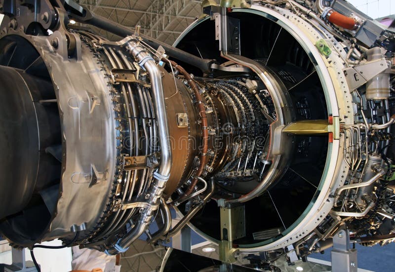 The engine of airplane stock image. Image of aircraft - 3221891