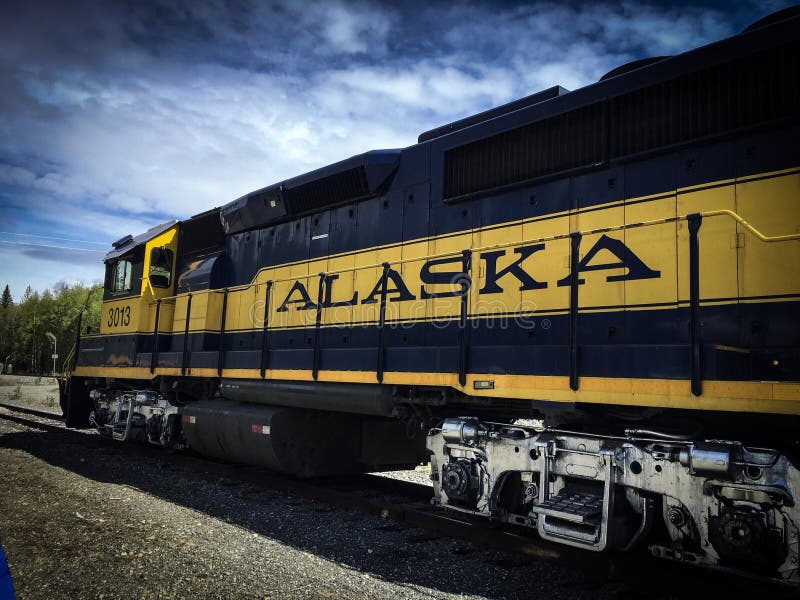 Alaska Rail Road System editorial stock photo. Image of track - 17796808