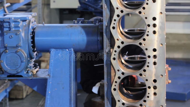 Device for Assembly of Engines. Device for Disassembly of Engines Stock ...