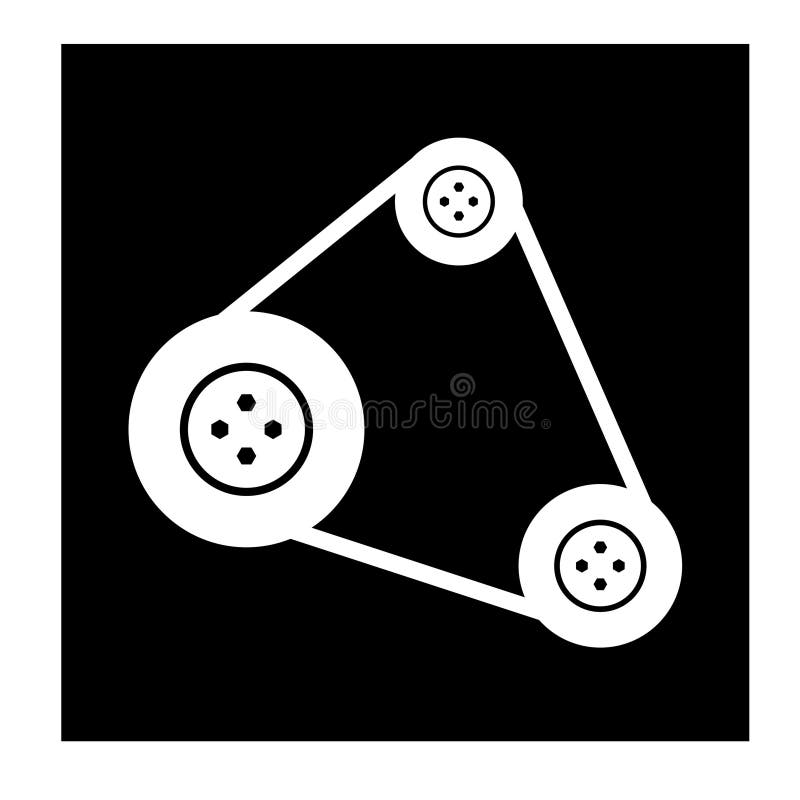 Engine belt icon stock vector. Illustration of automotive - 292566914