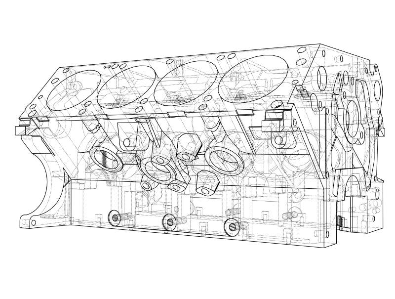 Engine Block Stock Illustrations – 836 Engine Block Stock Illustrations ...