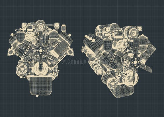 Engine Blueprints Stock Illustrations – 1,633 Engine Blueprints Stock ...