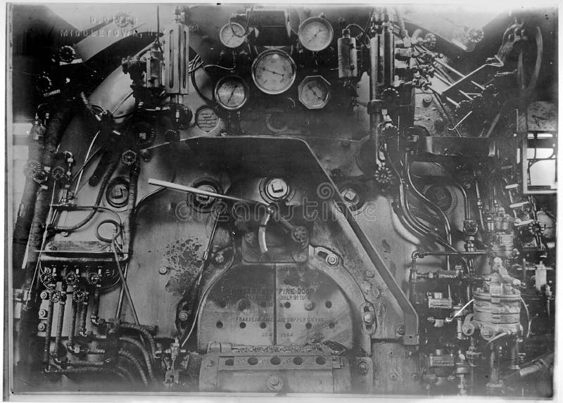 Engine Cab Interior Gauges Picture. Image: 224174141
