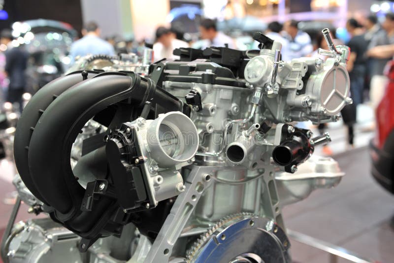 Engine car close-up stock photo. Image of clean, background - 143816986