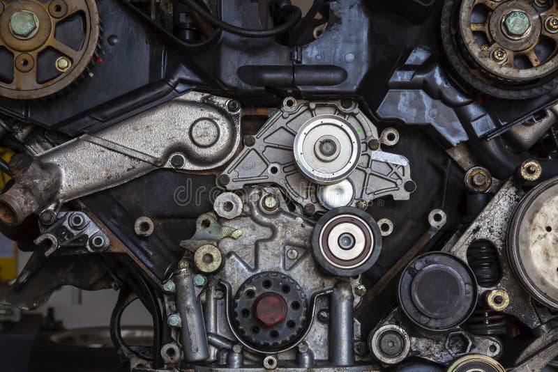 Engine of a car, detail stock image. Image of generator - 47154973