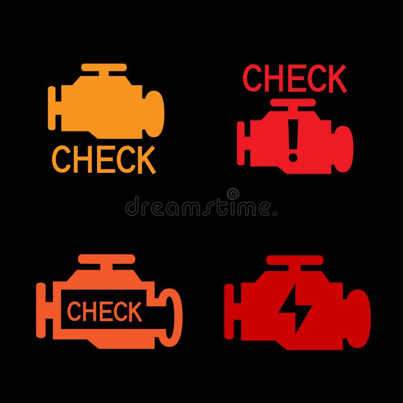 60 Pack Icons - Car Dashboard, Dtc Codes, Error Message, Check Engine ...