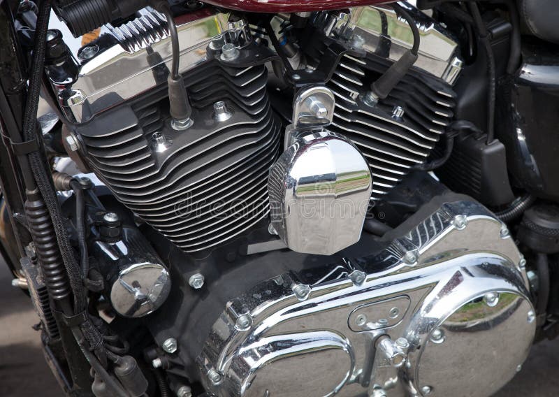 Engine stock image. Image of cover, metal, gearbox, motorbike - 41065791