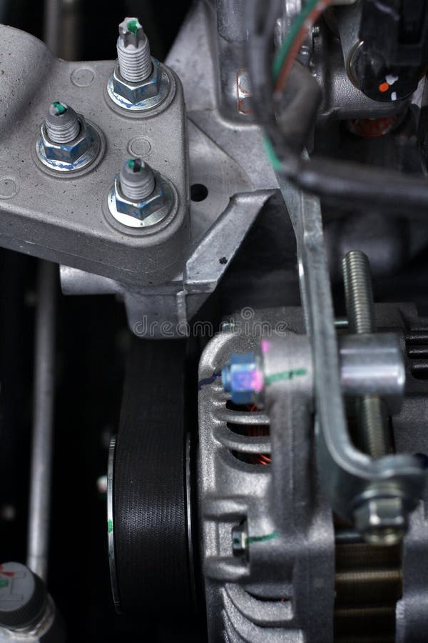 Engine compartment stock image. Image of garage, crankshaft - 34182257