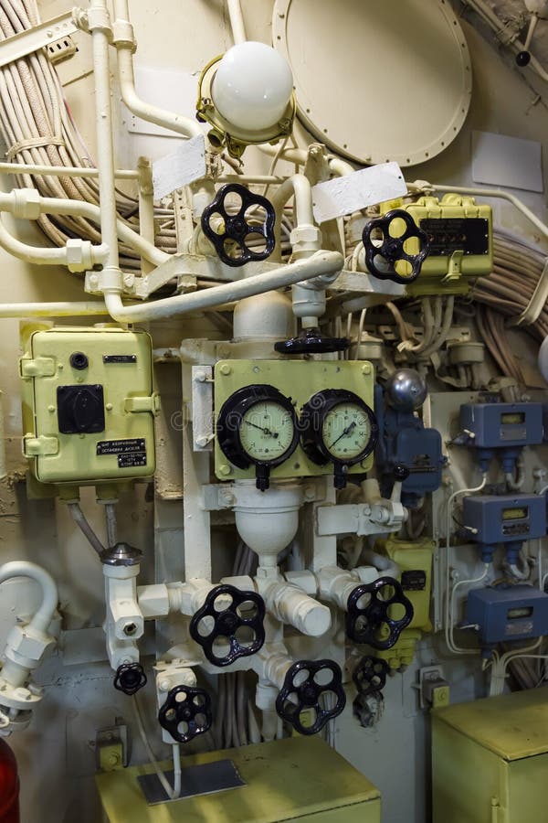 Engine Compartment Submarines Stock Photo - Image of background ...