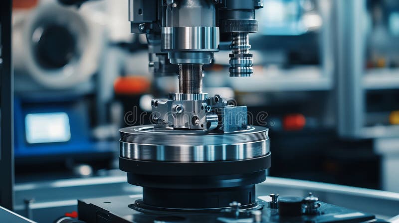 Engine Component Testing on Diagnostic Equipment Stock Illustration ...