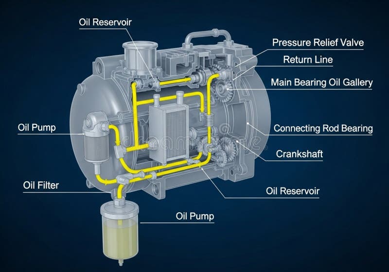 Lubrication Components Stock Illustrations – 805 Lubrication Components ...