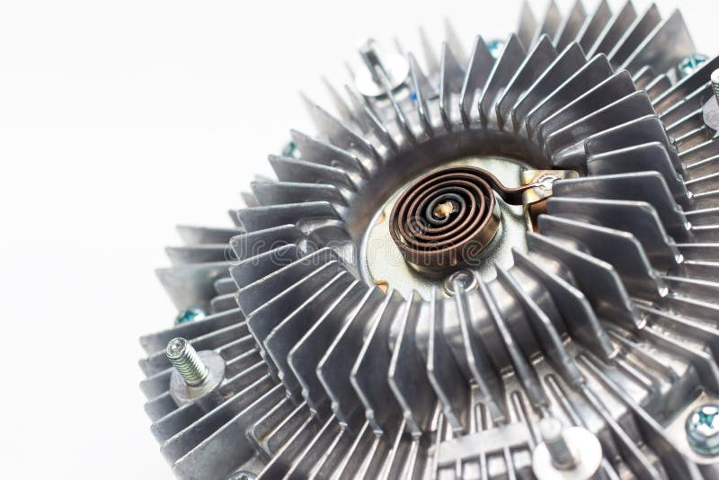 Engine Cooling Fan Clutch and Bracket Fan Car Engine Stock Image ...