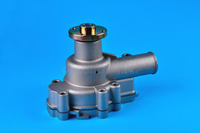 Engine Cooling Pump, Engine Coolant Pump for Truck, Blue Background ...