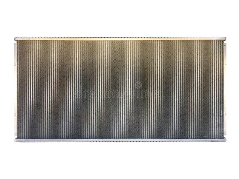 Engine Cooling Radiator Isolated on White Stock Photo - Image of ...