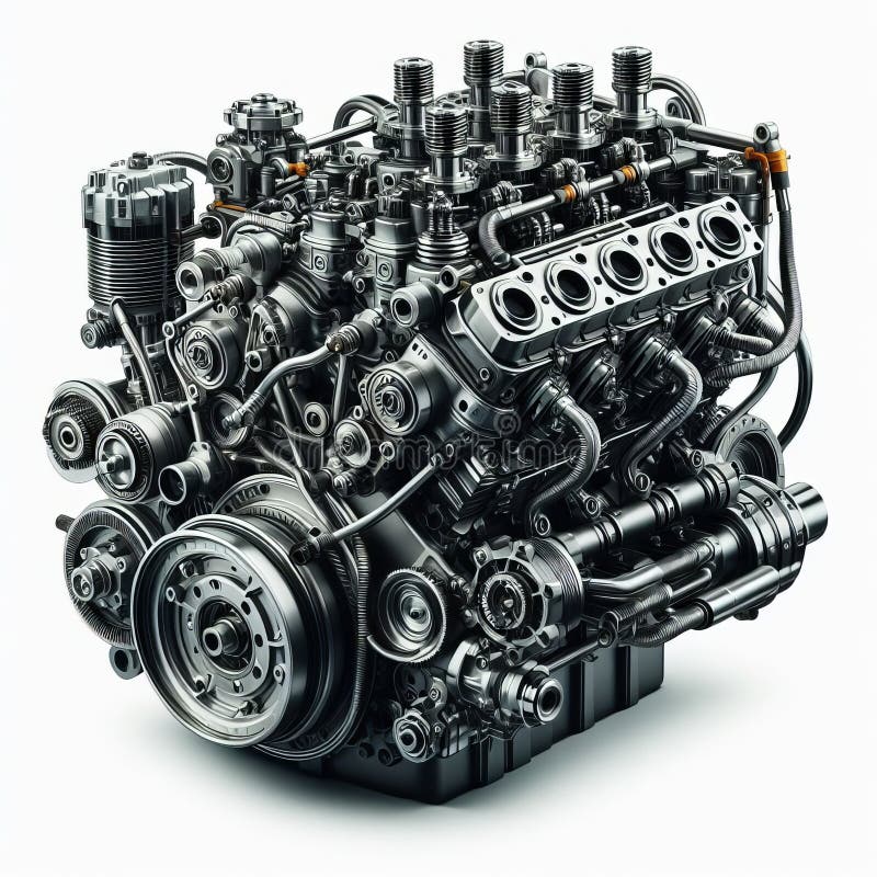 Engine Creative Design Unusual Stock Photo - Image of electronics ...