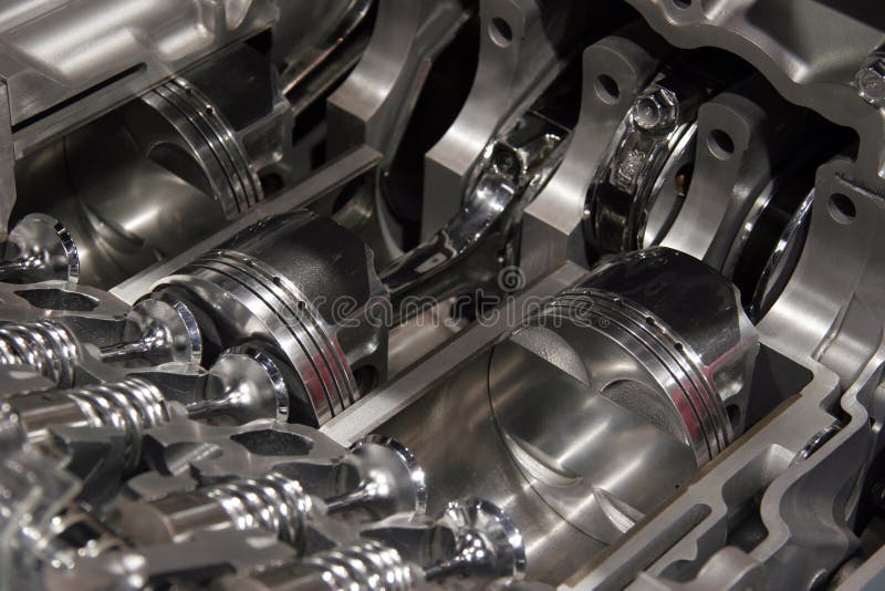 Supercharged engine stock photo. Image of chrome, engine - 3658704
