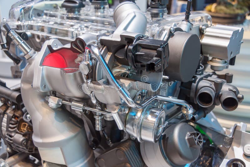 Engine cut stock image. Image of auto, sciences, close - 53896463