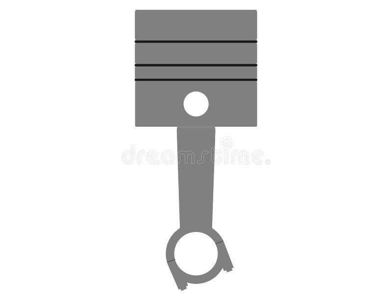 Engine Cylinder, Pistons and Rings Vector Line Stock Vector ...