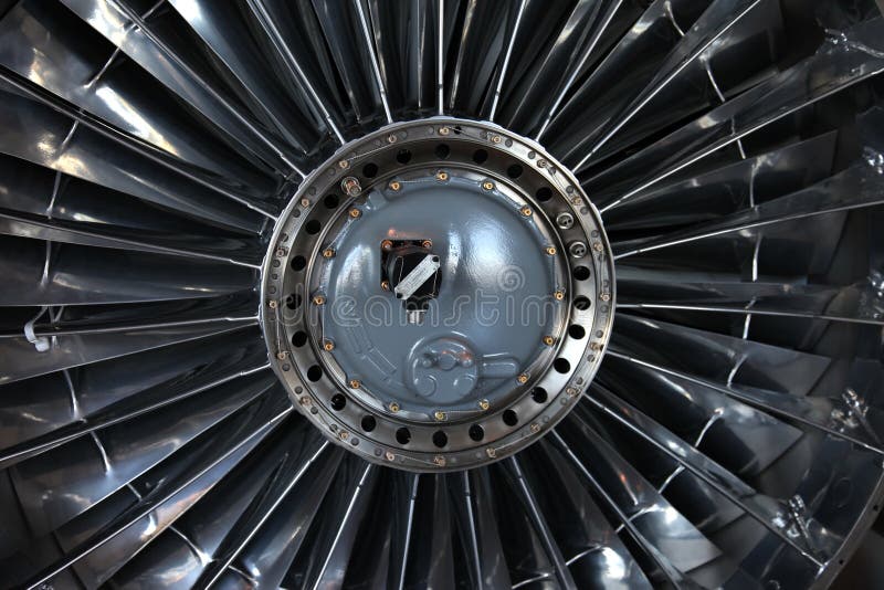 Ventilateur De Turbine D Un Avion D Avion à Réaction Photos Stock ...