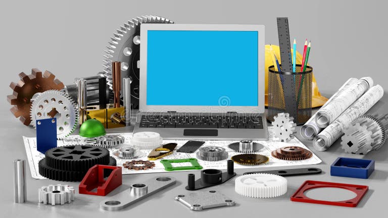 Computer Engineering Drawing Stock Illustrations – 13,895 Computer ...