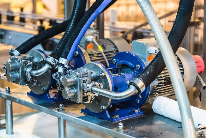 Engine Equipment on Factory Stock Photo - Image of machine, production ...