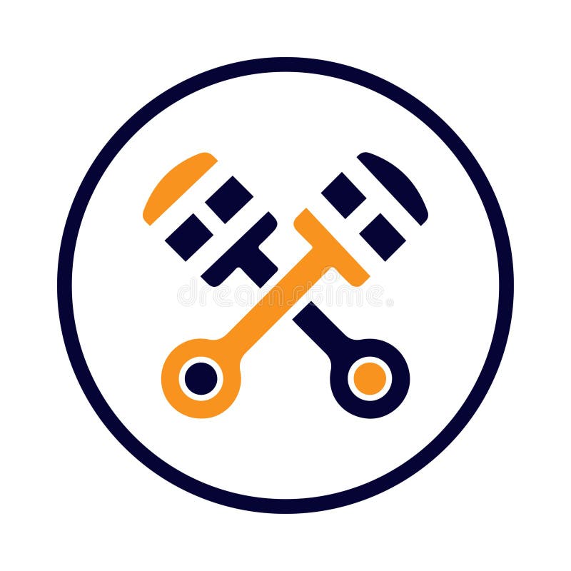 Engine, Equipment, Machine Parts, Piston Icon Stock Vector ...