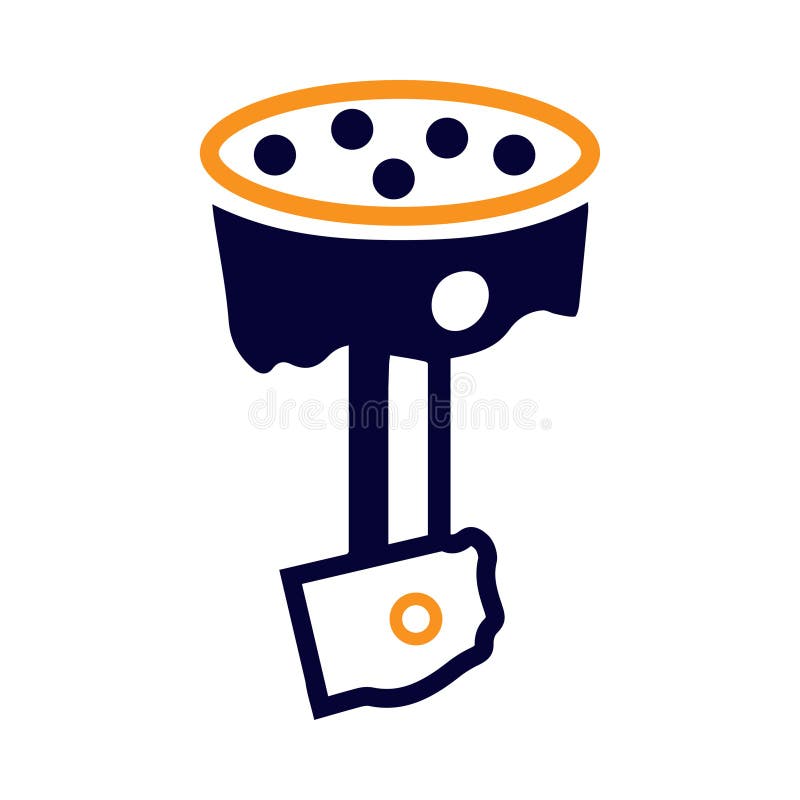 Engine, Equipment, Machine Parts, Piston Icon Stock Vector ...