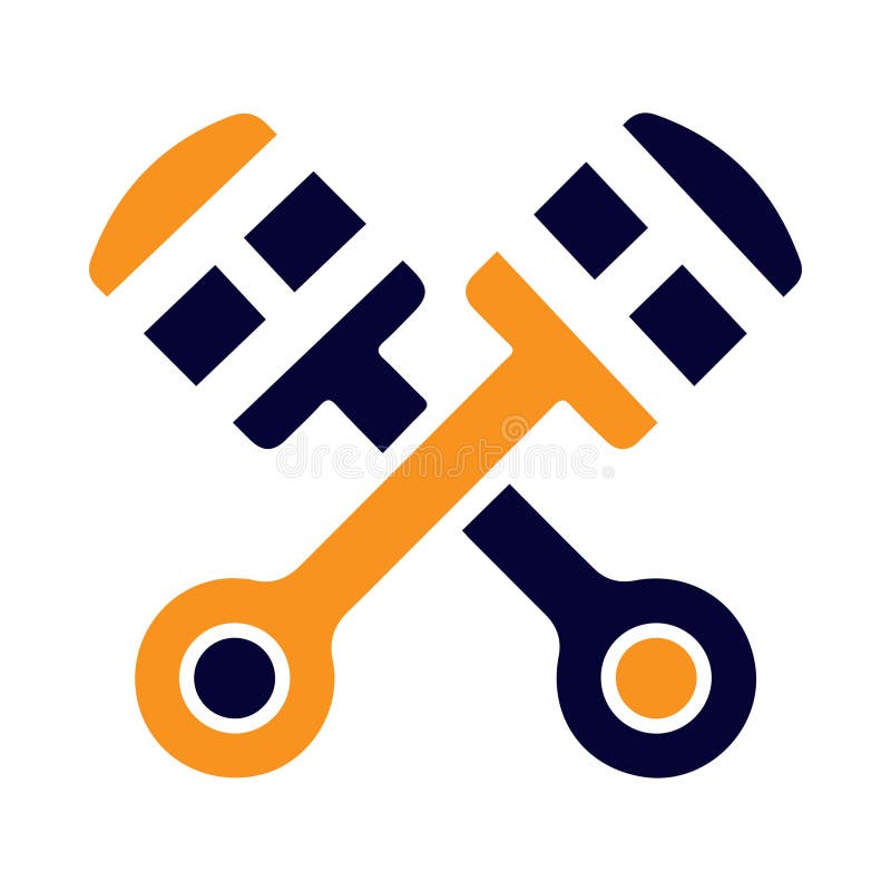 Engine, Equipment, Machine Parts, Piston Icon Stock Vector ...