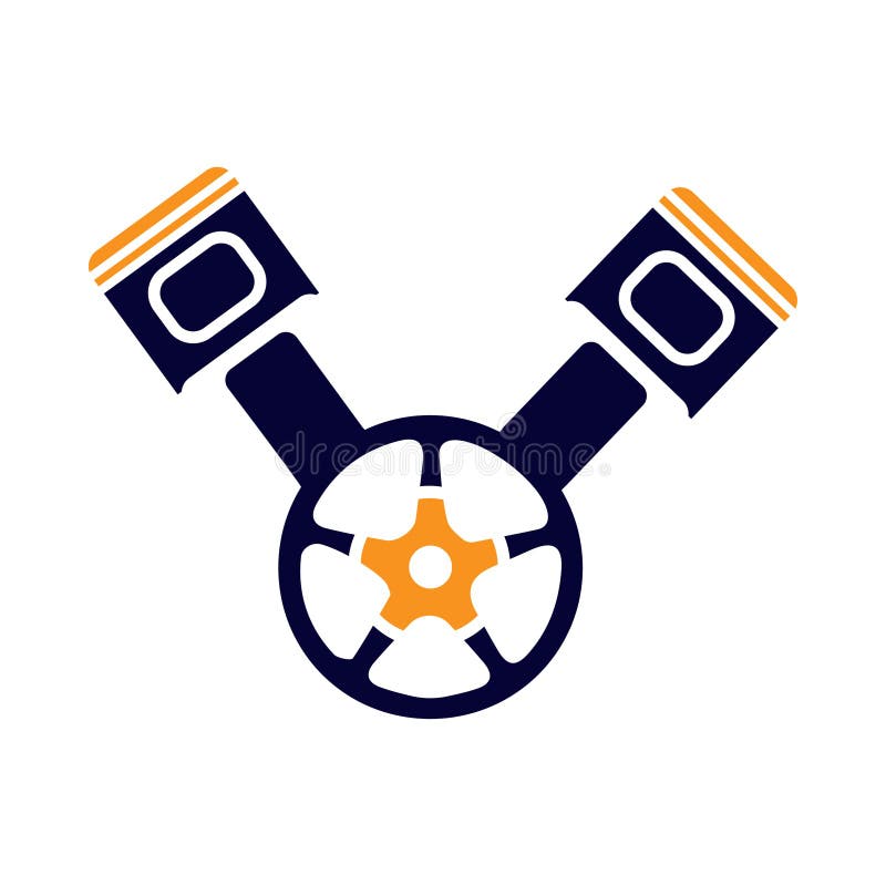 Engine, Equipment, Machine Parts, Piston Icon Stock Vector ...