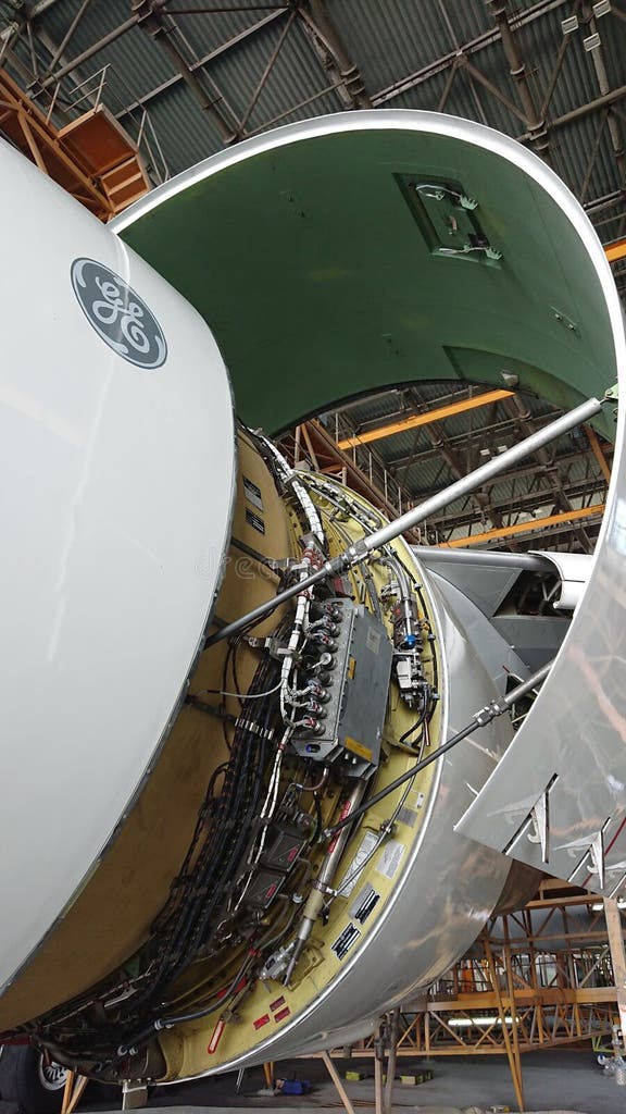 Engine Fan Cowl Perfection editorial stock photo. Image of perfection ...