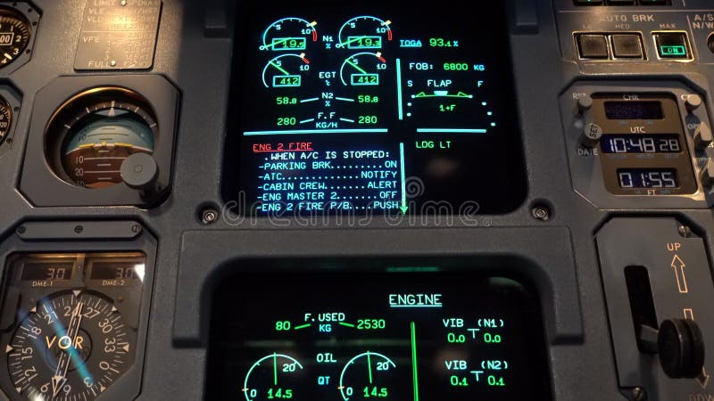 Boeing 777 Cockpit Fire