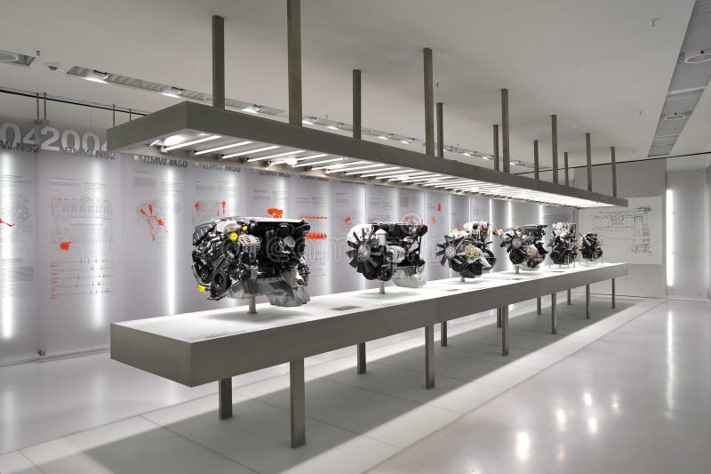 Engine Gallery in BMW Museum Editorial Stock Photo - Image of sport ...